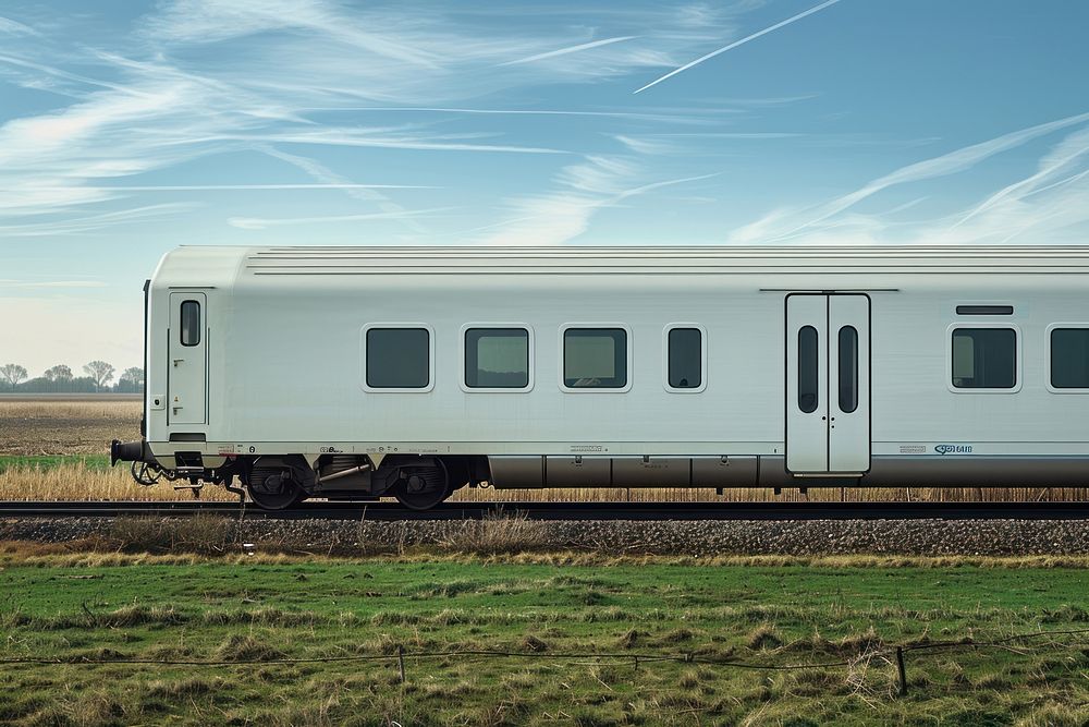 White train open transportation architecture. | Free Photo - rawpixel