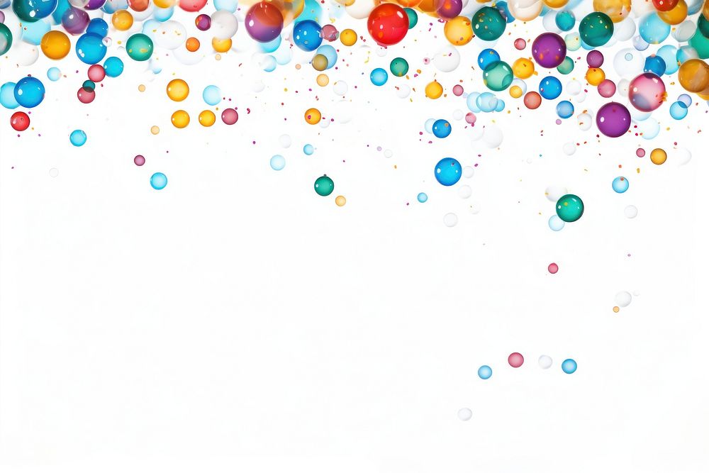 Bubble confetti border background bubbles | Free Photo - rawpixel