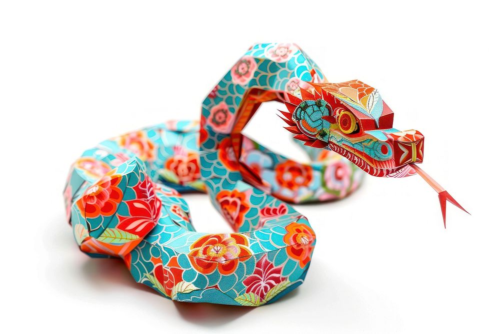Snake paper origami snake | Free Photo Illustration - rawpixel