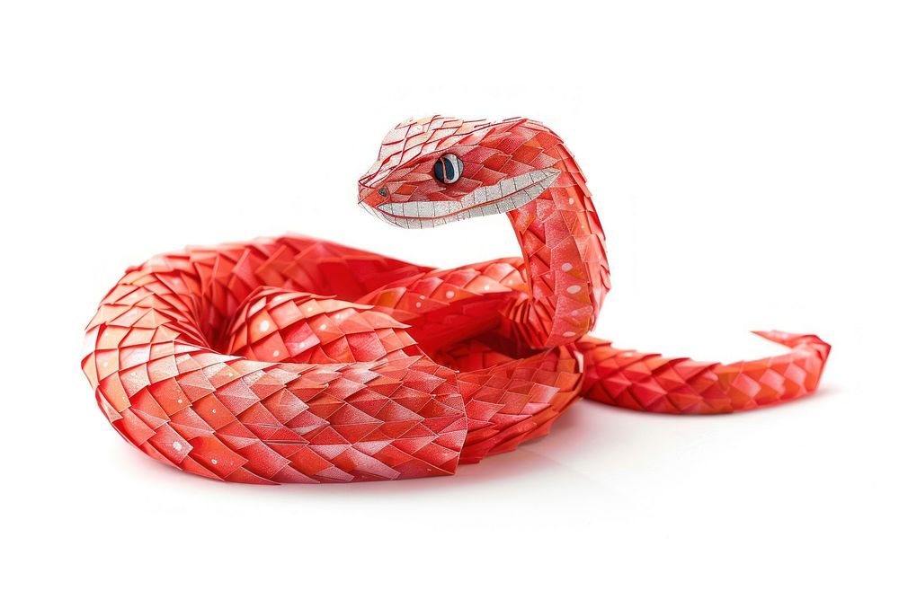 Snake snake paper art. | Free Photo Illustration - rawpixel