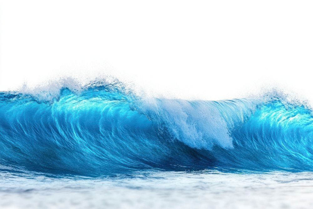 Higher blue wave border ocean | Free Photo - rawpixel