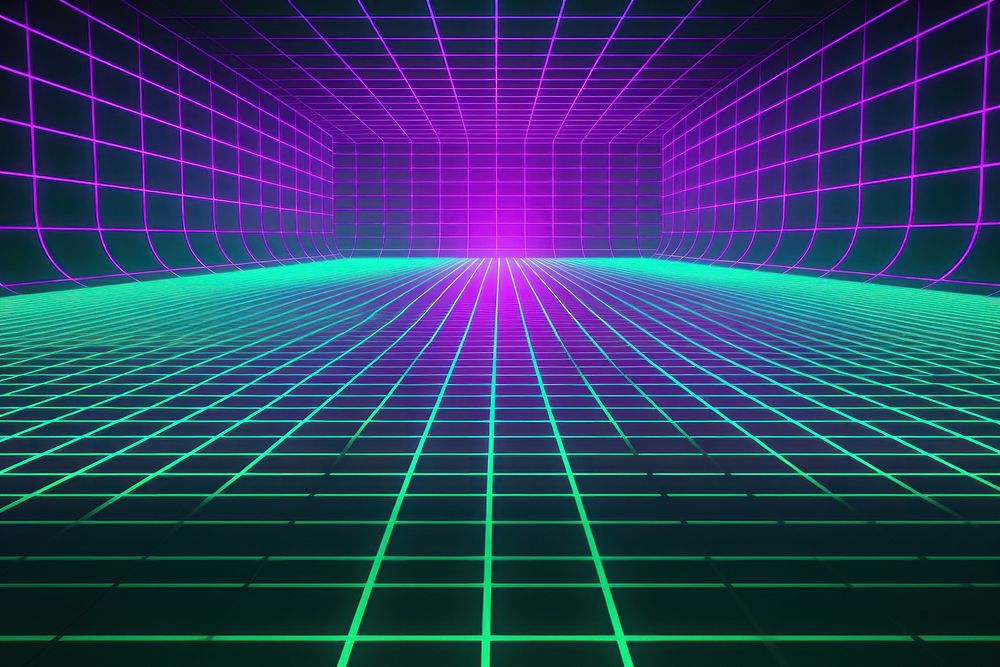 Background retro green neon. | Free Photo Illustration - rawpixel