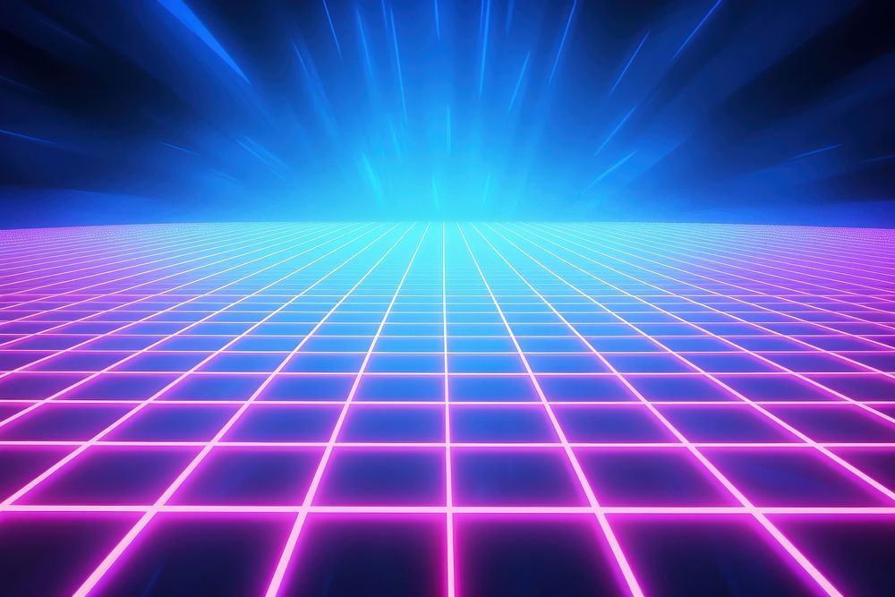 Background retro neon grid. | Free Photo Illustration - rawpixel