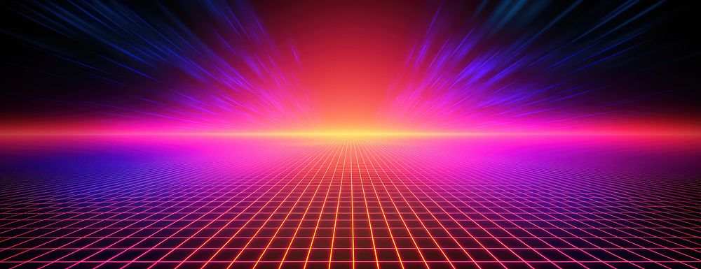 Background abstract retro neon. | Free Photo Illustration - rawpixel