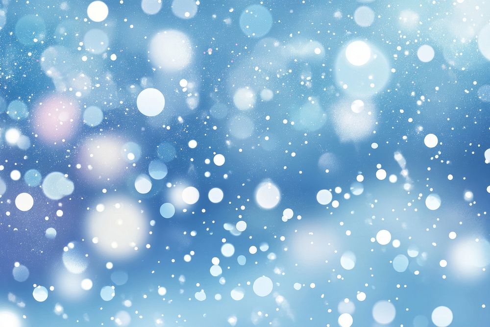 Light blue background bokeh snow | Free Photo Illustration - rawpixel