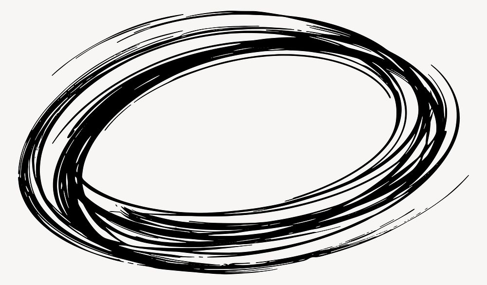 Dynamic abstract black swirl vector | Free Vector - rawpixel