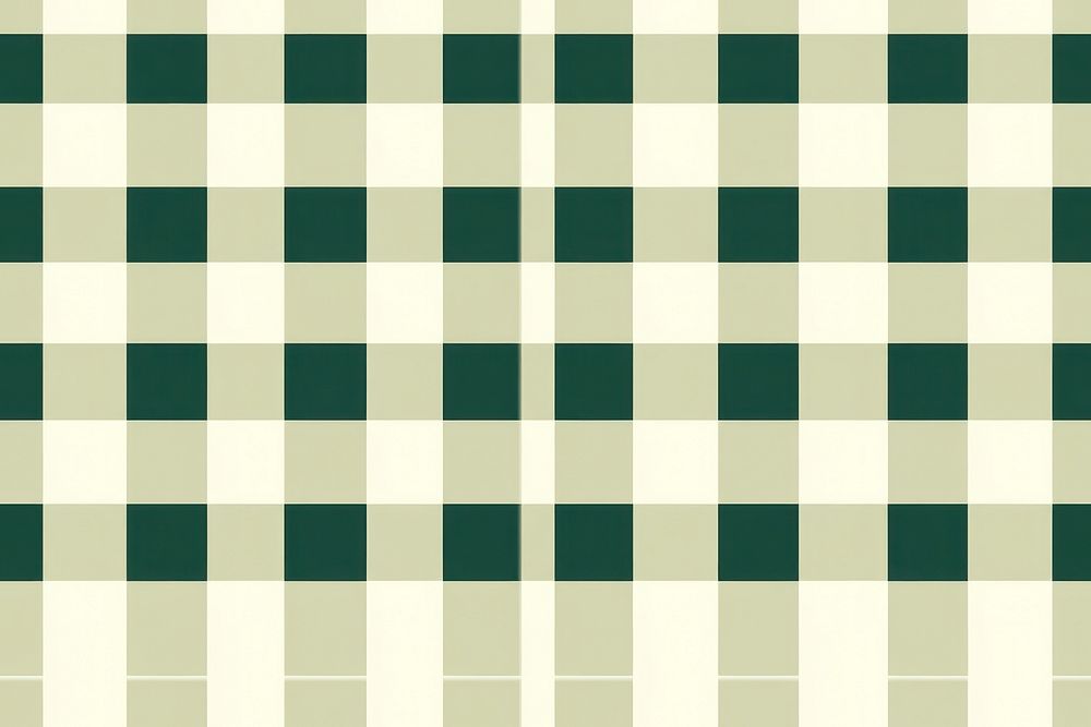 dark green cream gingham pattern | Free Photo Illustration - rawpixel