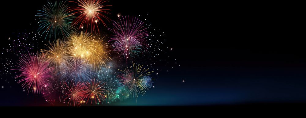 Firework border fireworks night celebration. | Free Photo Illustration ...