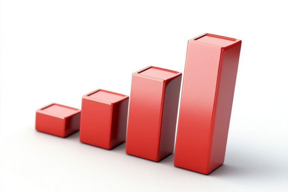 3d red arrow chart icon | Free Photo Illustration - rawpixel