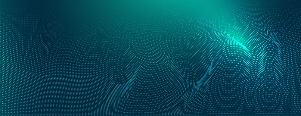 teal technology wave background | Free Photo Illustration - rawpixel