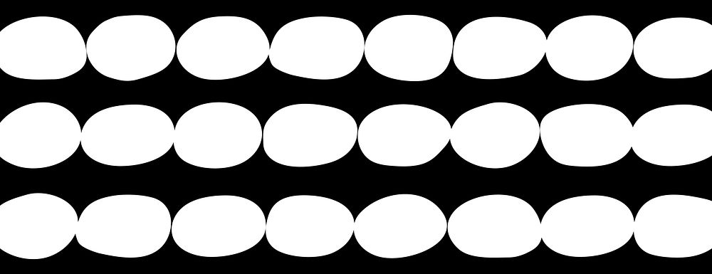 Black background white oval patterns. | Free Vector - rawpixel
