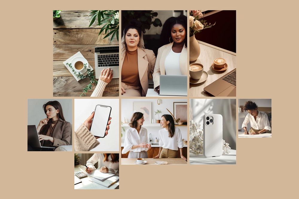 Diverse professional workspace collaboration, aesthetic | Premium Photo ...
