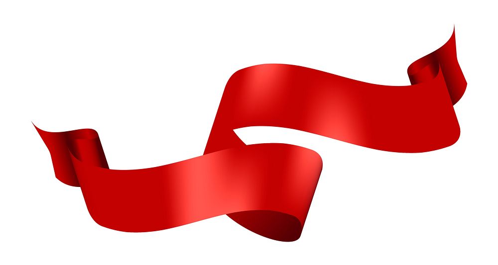 Bright red ribbon, flowing and | Premium Photo Illustration - rawpixel