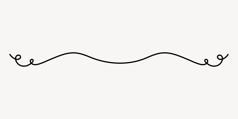 Elegant decorative line design, hand | Free Vector - rawpixel