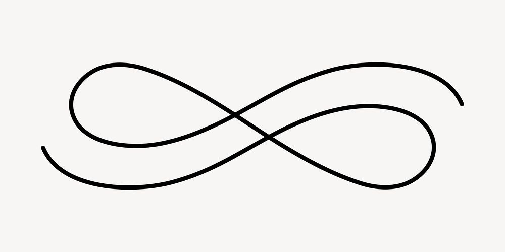 Elegant infinity loop design, hand | Free Photo Illustration - rawpixel