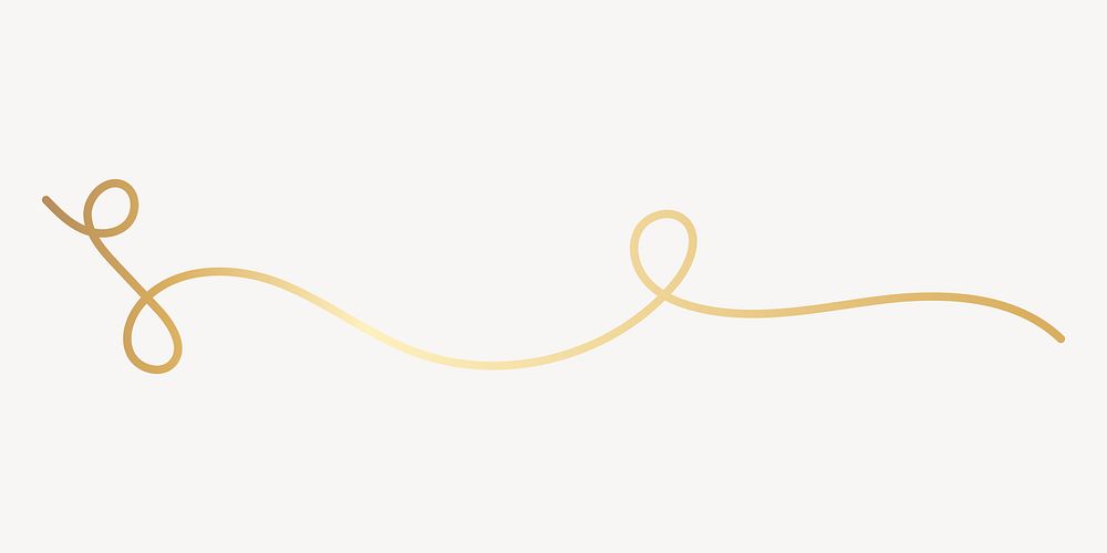 Elegant gold line art, hand | Free Vector - rawpixel