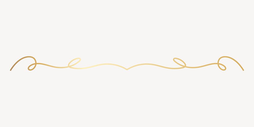 Elegant gold line decoration, festive | Free Photo Illustration - rawpixel