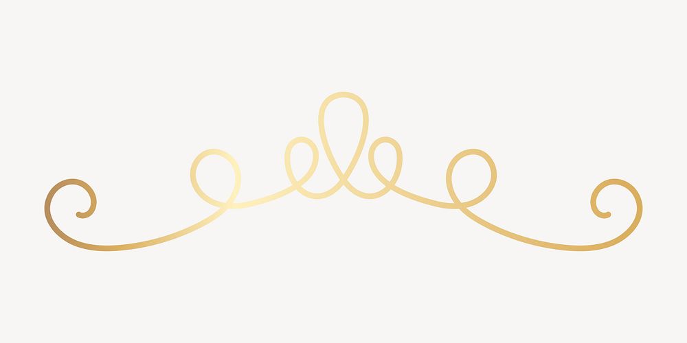 Elegant gold swirl design, hand | Free Vector - rawpixel
