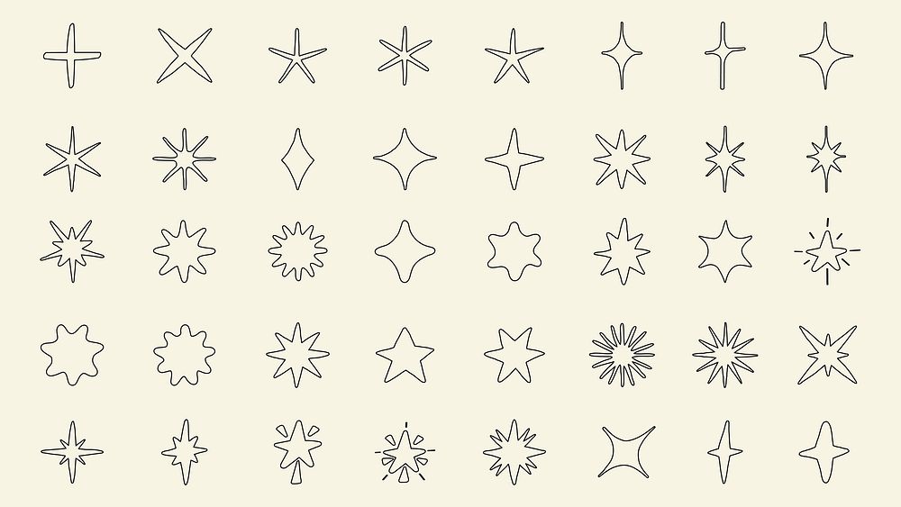 collection star shapes various styles. | Premium Vector Illustration - rawpixel