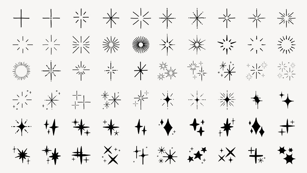 Collection 60 starburst icons various | Premium Vector Illustration ...
