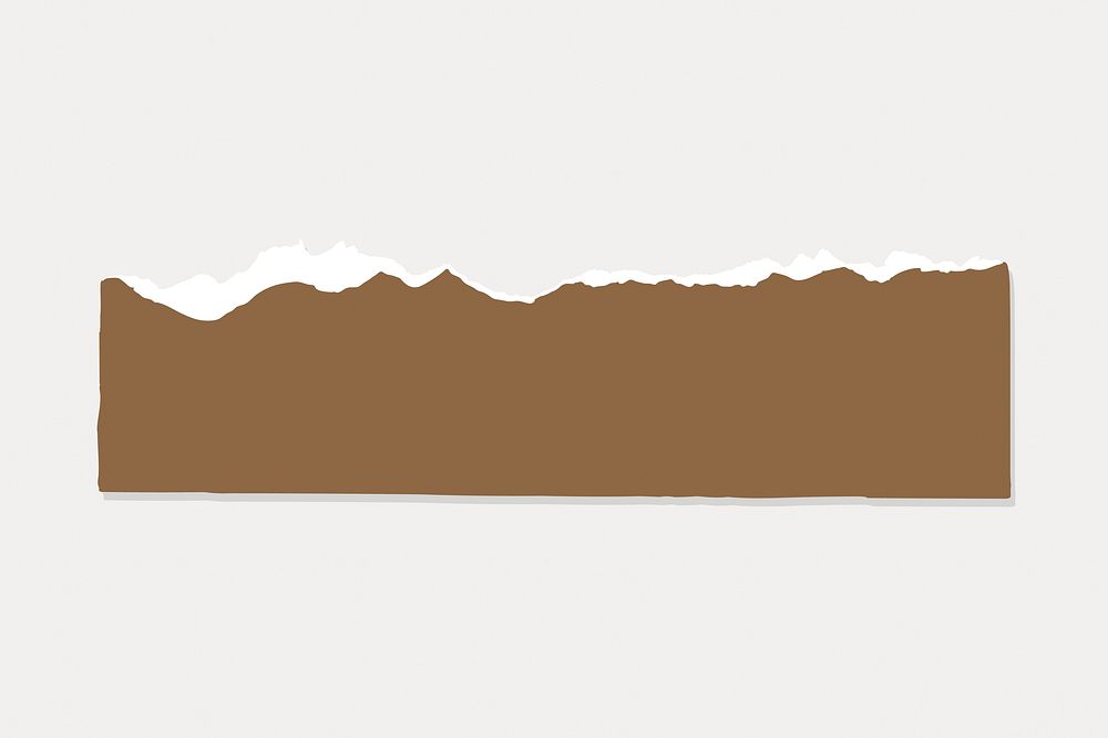 Brown torn paper edge illustration | Free Photo Illustration - rawpixel