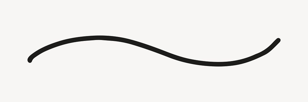 Minimalist wavy line, simple design | Free Photo Illustration - rawpixel