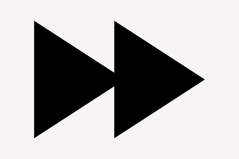 Bold forward arrow symbol | Free Photo Illustration - rawpixel