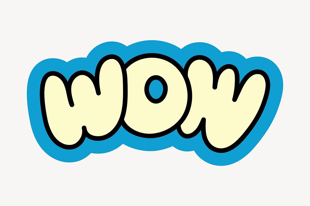 Colorful cartoon text design vector | Free Vector - rawpixel