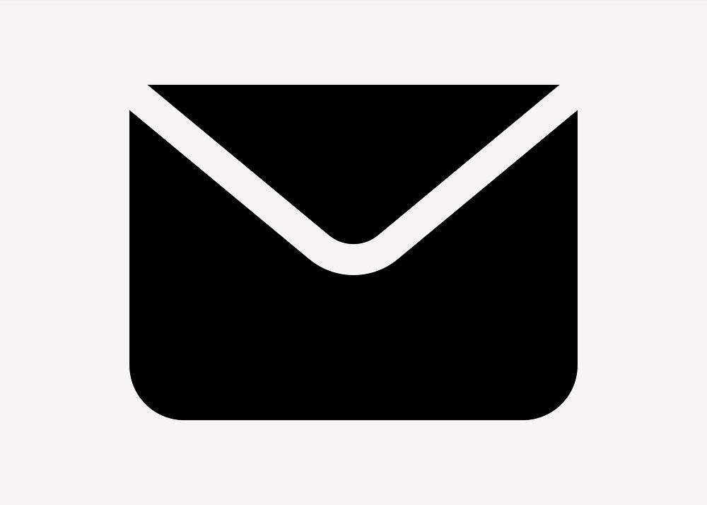 Minimalist black envelope, UI icon | Free Photo Illustration - rawpixel