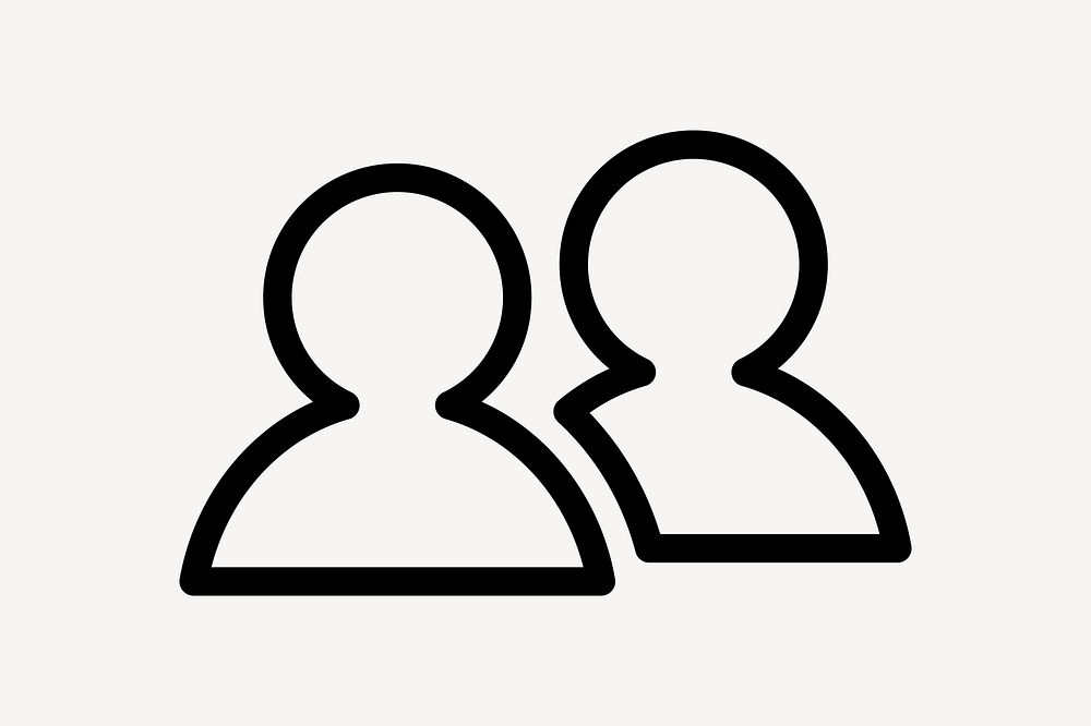 Minimalist user profile, UI icon | Free Vector - rawpixel