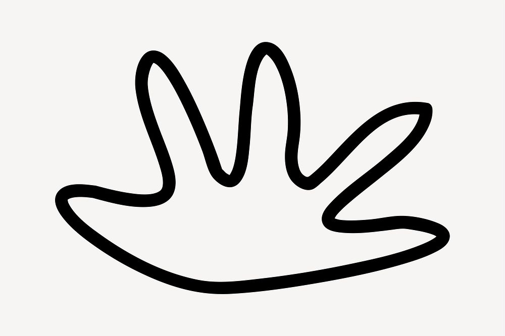 Abstract hand line art | Free Photo Illustration - rawpixel