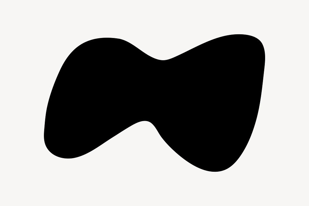 Abstract black shape design. vector | Premium Vector - rawpixel