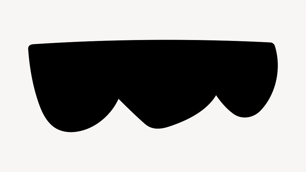 Abstract black shape design | Free Photo Illustration - rawpixel