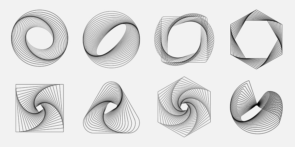 Geometric Abstract Lines Circle Square Images | Free Photos, PNG ...