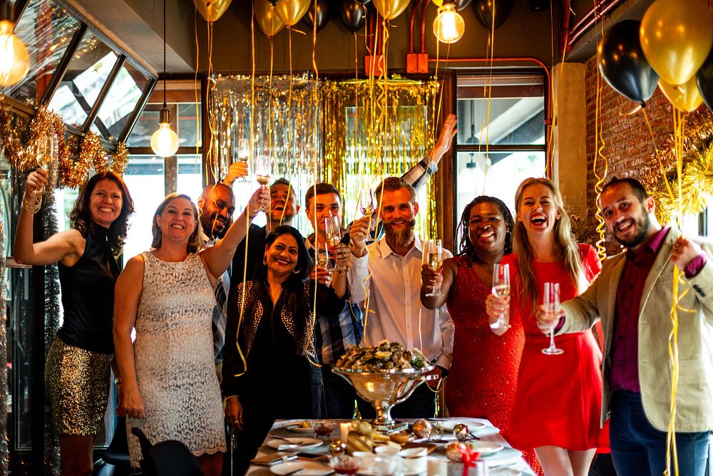 Group diverse people celebrating New | Free Photo - rawpixel