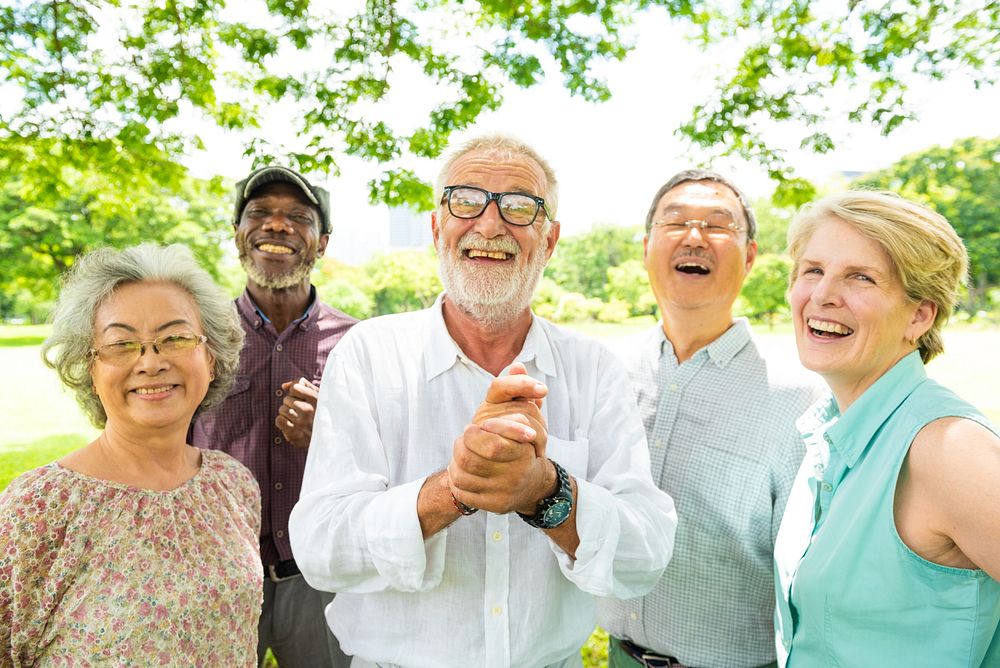 Group diverse elderly people smiling | Free Photo - rawpixel