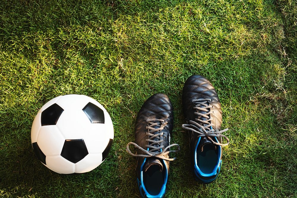 Soccer ball cleats grass. Soccer | Free Photo - rawpixel