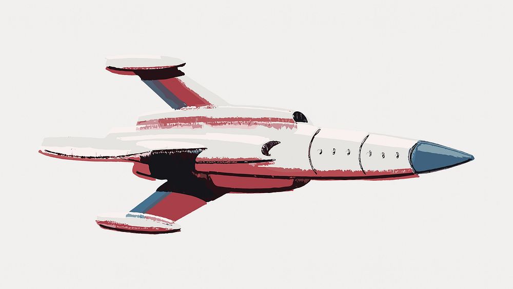 Vintage rocket illustration, vintage vector | Free Vector - rawpixel