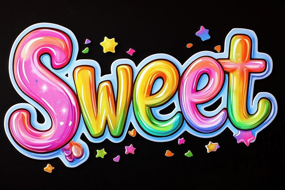 Sweet graphics colorful design. | Free Photo Illustration - rawpixel