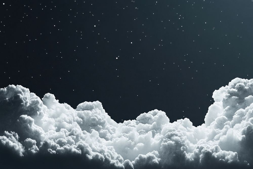 Wallpaper clouds gradient night sky | Free Photo - rawpixel