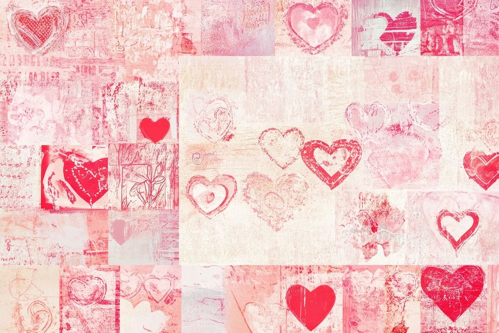 Valentine textures pattern design. | Free Photo Illustration - rawpixel