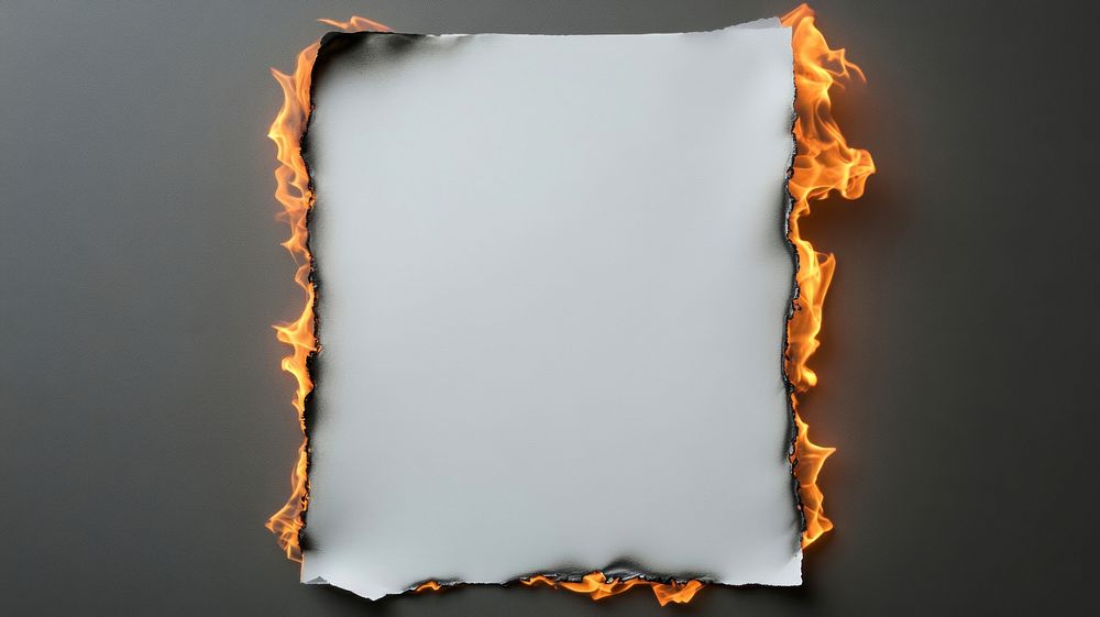 Burnt white paper edge fire | Free Photo - rawpixel