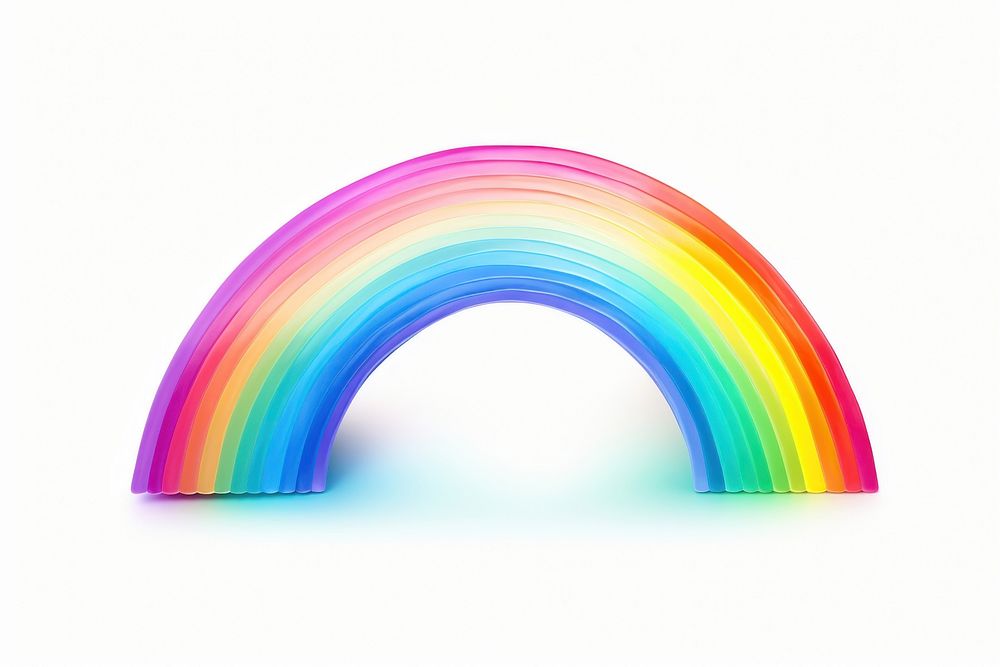 Rainbow gradient arch architecture. | Free Photo Illustration - rawpixel