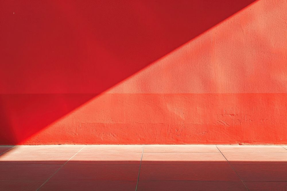 Red background wall architecture minimalist. | Free Photo - rawpixel