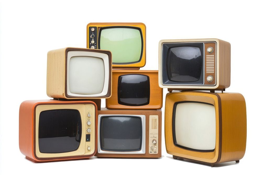 Retro TV boxes electronics television | Free Photo - rawpixel