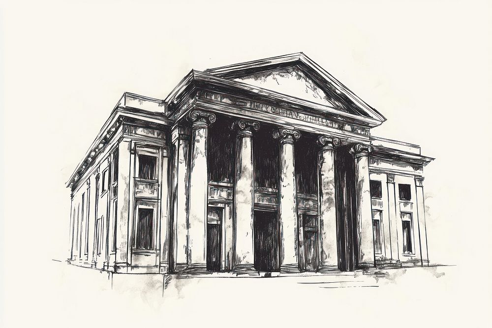 Classical Architecture architecture building drawing. | Free Photo ...