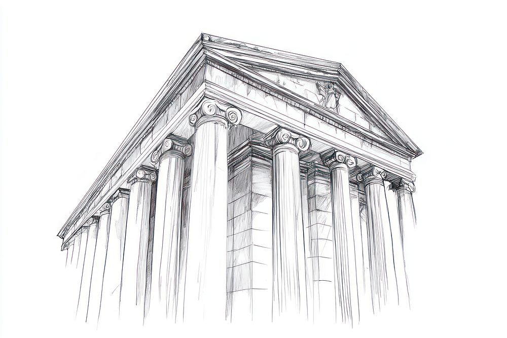 Classical Architecture architecture building drawing. | Free Photo ...