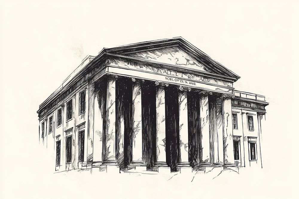 Classical Architecture architecture building drawing. | Free Photo ...