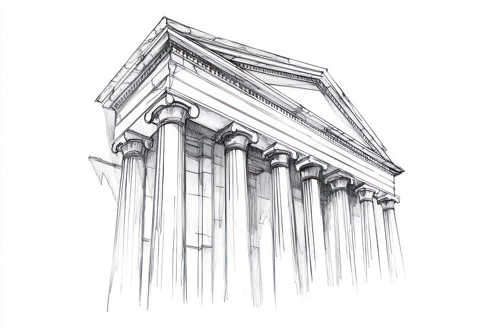 Classical Architecture architecture building drawing. | Free Photo ...