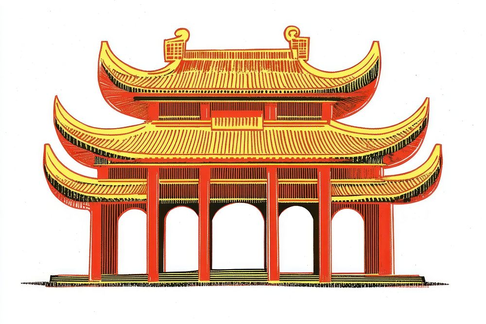 Chinese temple frame architecture traditional | Free Photo Illustration ...